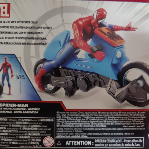 Hasbro | Toys | Motorcycle Spiderman Toys | Poshmark